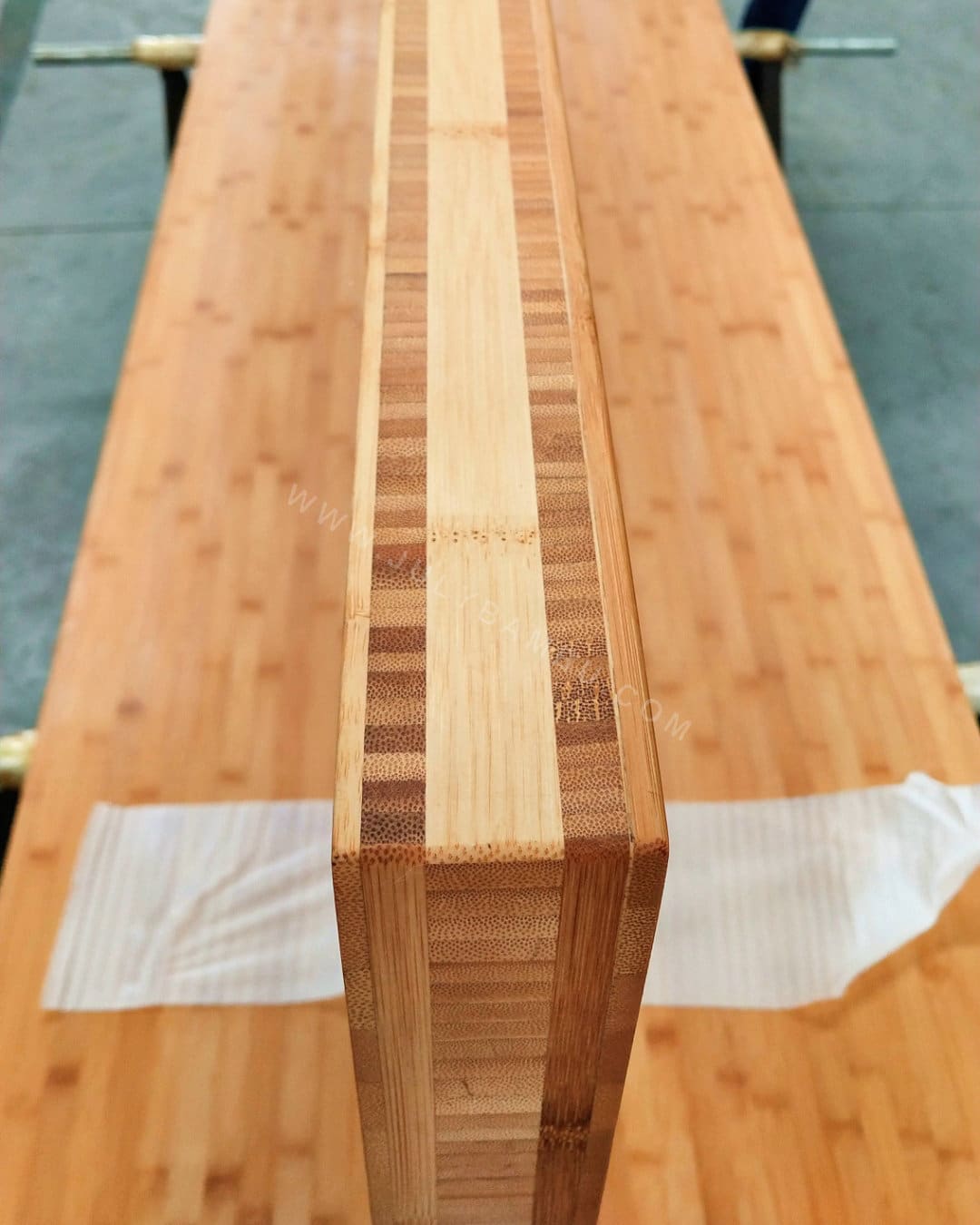 Bamboo Benchtop 5-Layer Carbonized Horizontal 50 mm